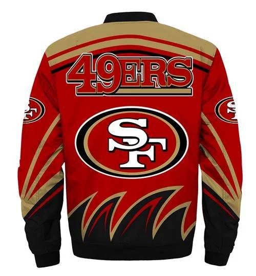 San Francisco 49ers Bomber Jacket V18 On Sale - Tana Elegant