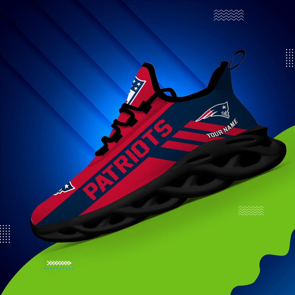 New England Patriots Custom Name Max Soul Shoes V04 On Sale - Tana Elegant
